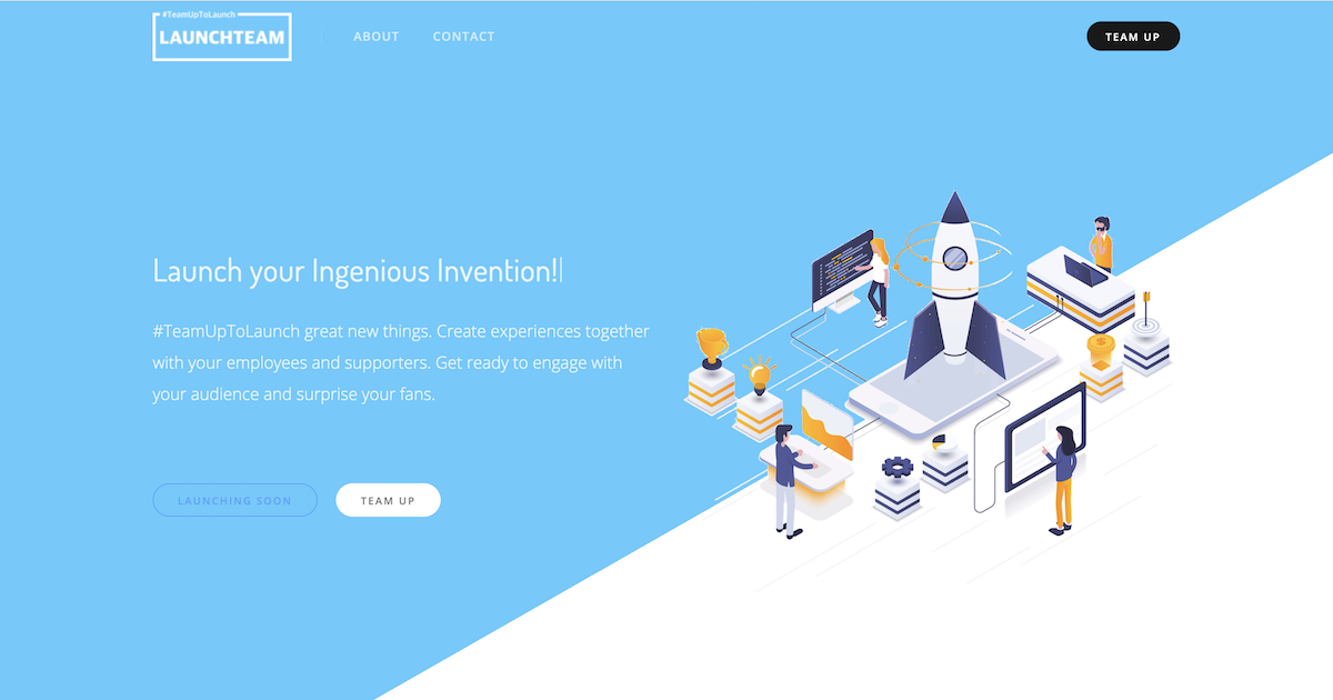 Launchteam #TeamUpToLaunch